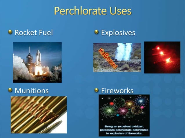 Perchlorate Effects in the Water System | PPT