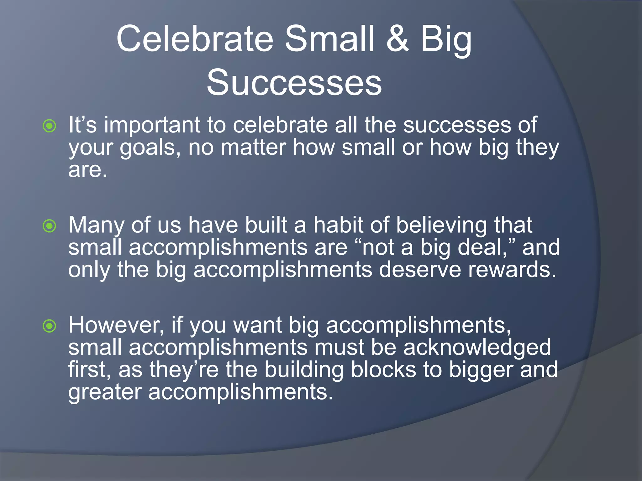 Celebrate your success | PPTX