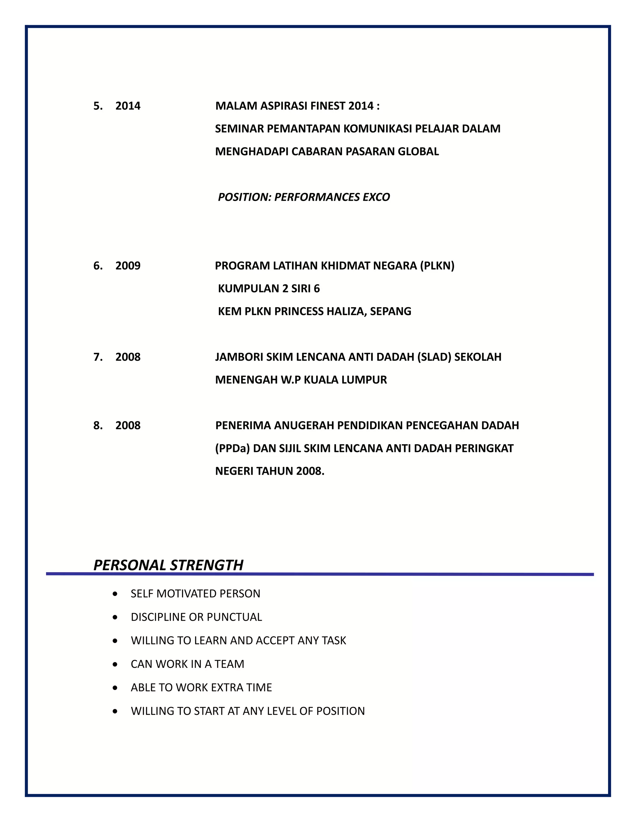 Noor Alia CV | PDF