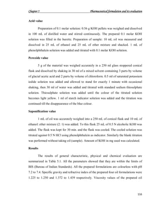16 chapter 5 pharmaceutical formulation and its evaluation | PDF
