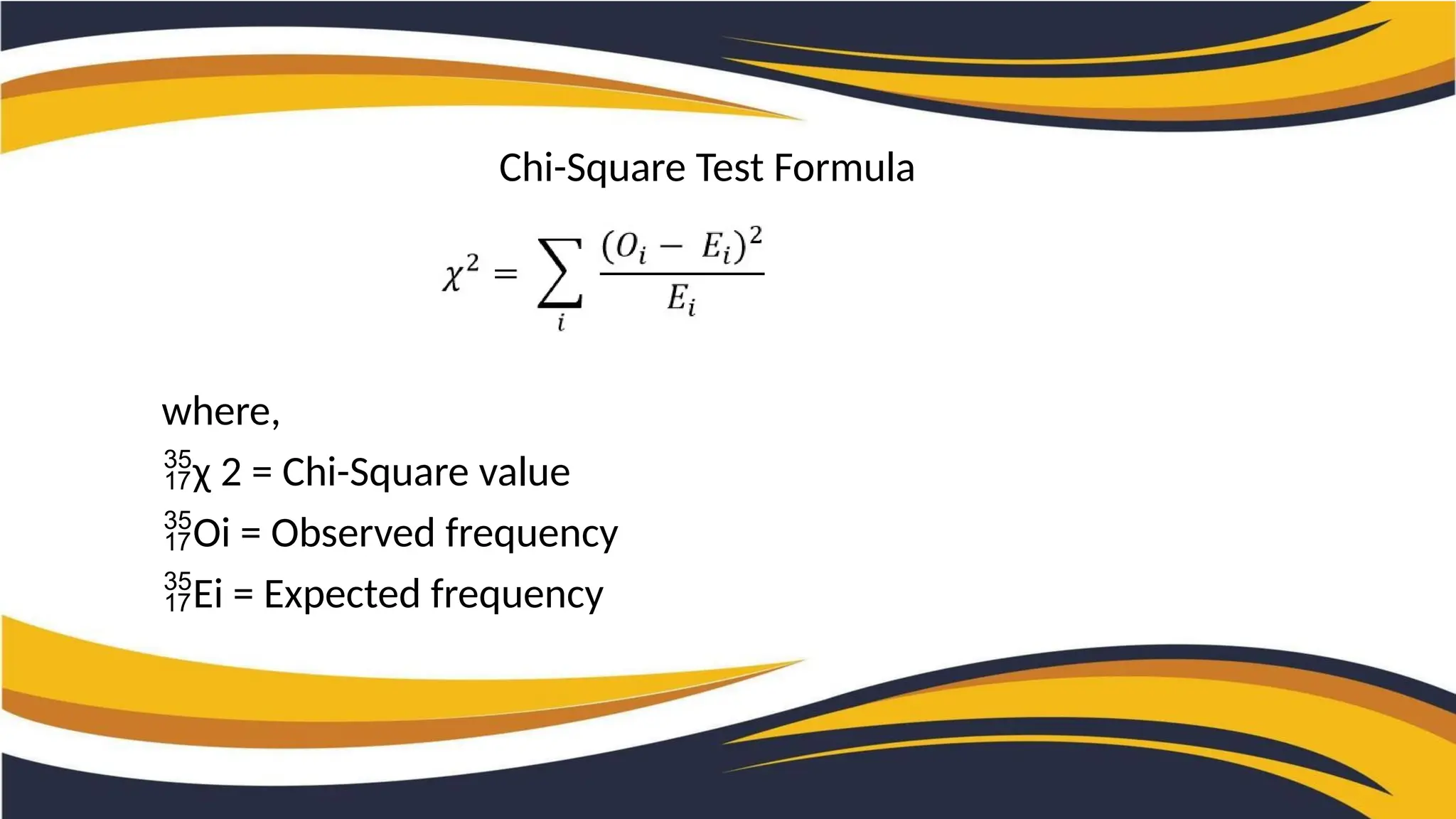 nferential Statistics - Non-parametric test (Chi Square Test) | PPTX