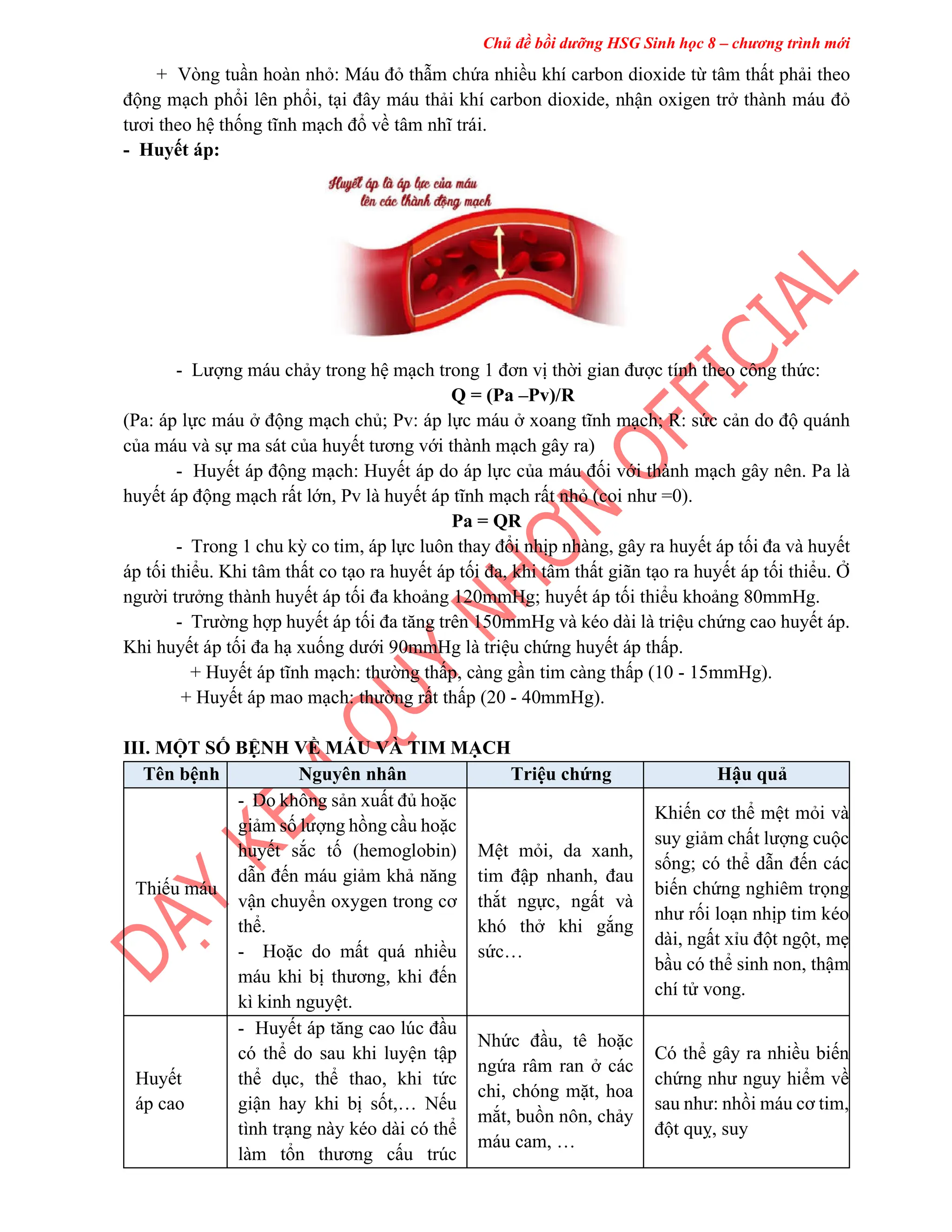 16 CHUYÊN ĐỀ BỒI DƯỠNG HỌC SINH GIỎI KHOA HỌC TỰ NHIÊN 8 CHƯƠNG TRÌNH MỚI - PHẦN SINH HỌC (CÓ ...