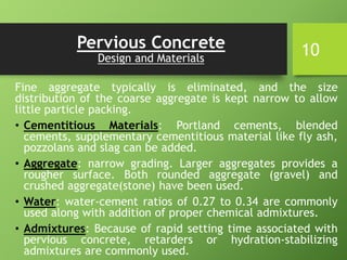 porous and previous roads | PPTX