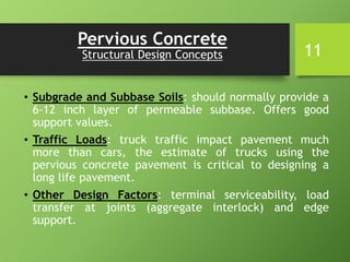 porous and previous roads | PPT