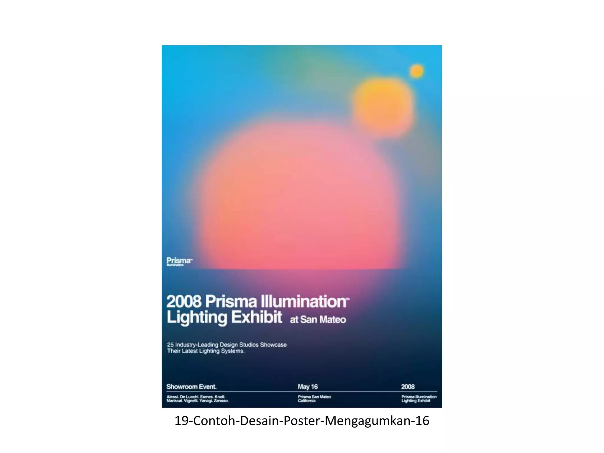 16 contoh poster dengan desain mengagumkan | PPTX