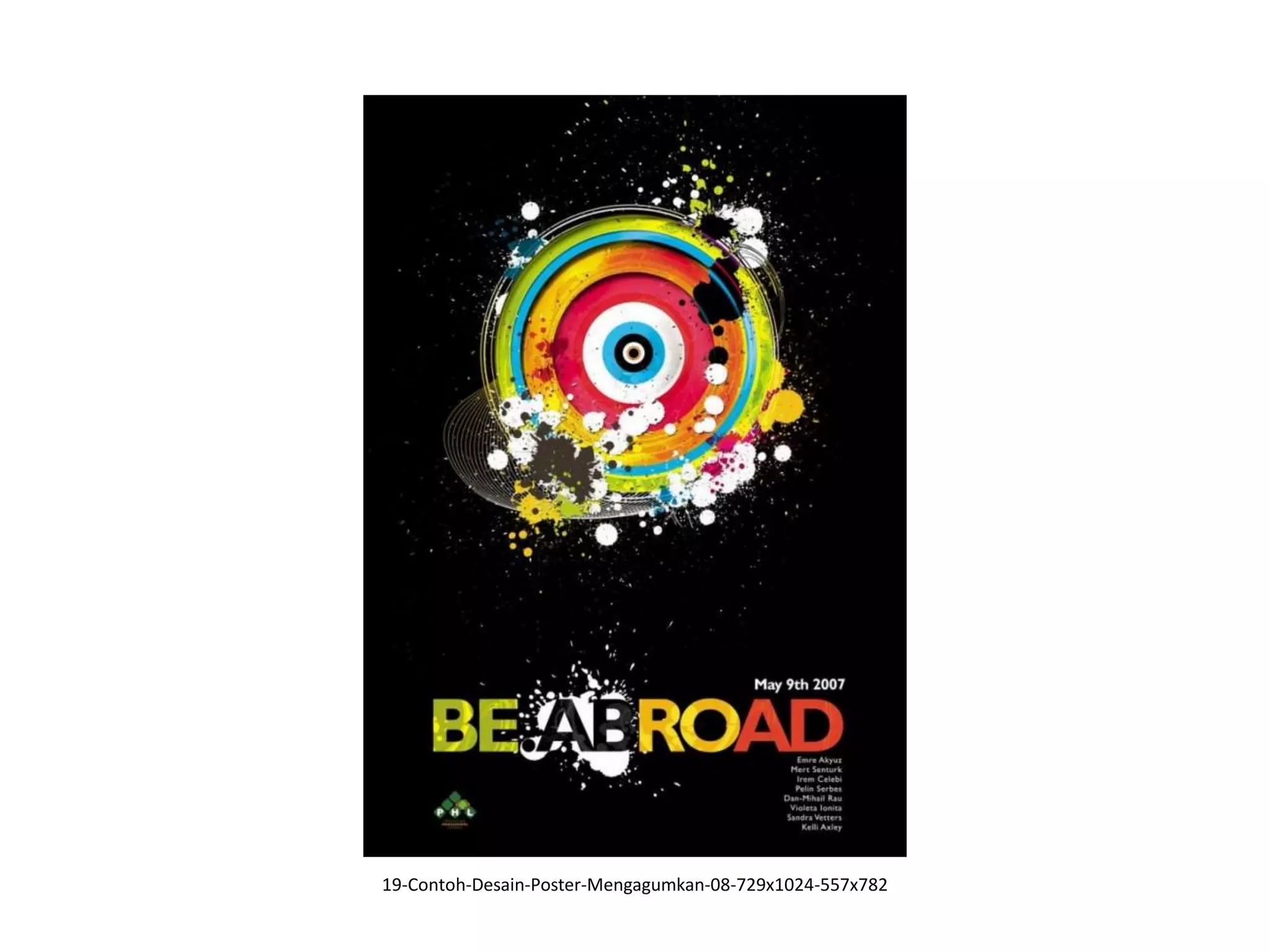 16 contoh poster dengan desain mengagumkan | PPTX