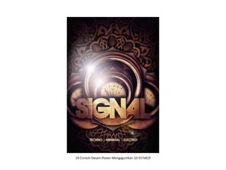 16 contoh poster dengan desain mengagumkan | PPT