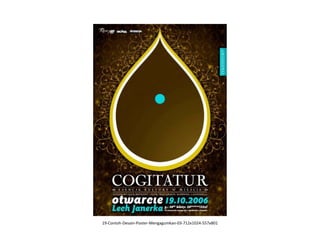 16 contoh poster dengan desain mengagumkan | PPT