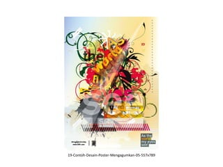 16 contoh poster dengan desain mengagumkan | PPT