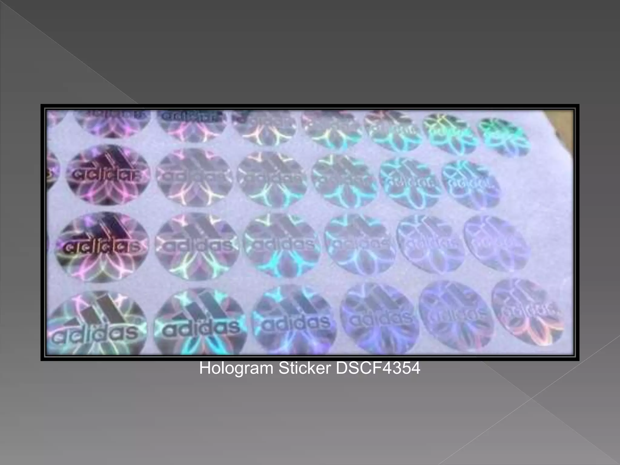 16 Contoh Produk Stiker Hologram | PPT