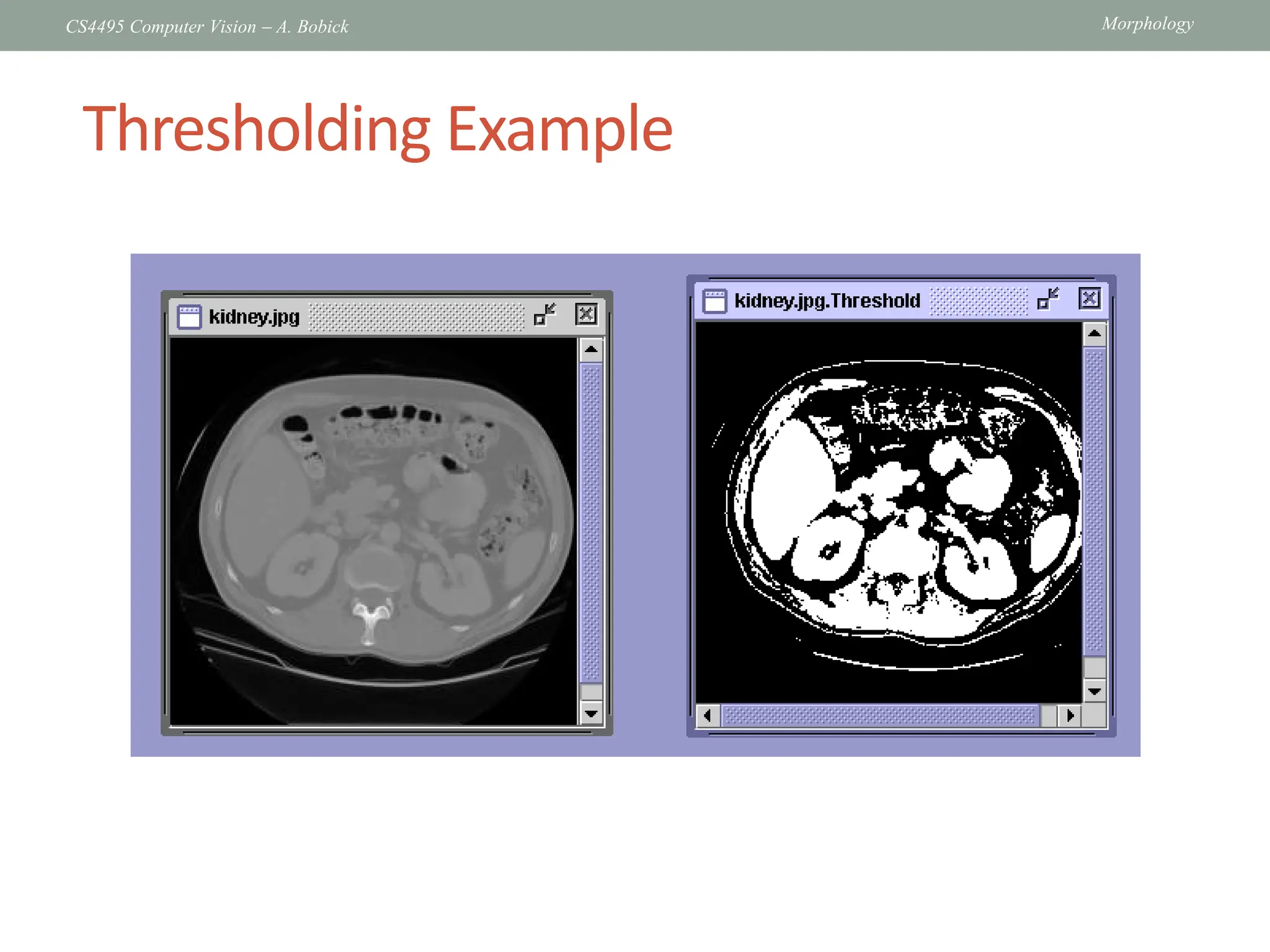 Binary images and Morphology - Computer Vision | PDF