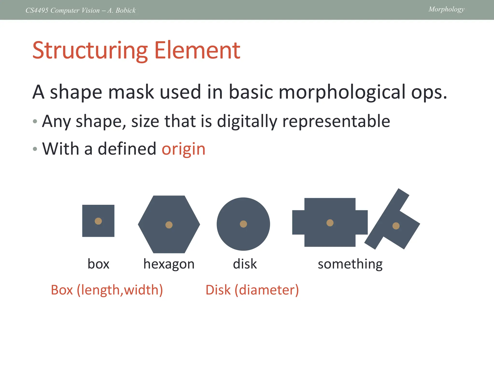 Binary images and Morphology - Computer Vision | PDF