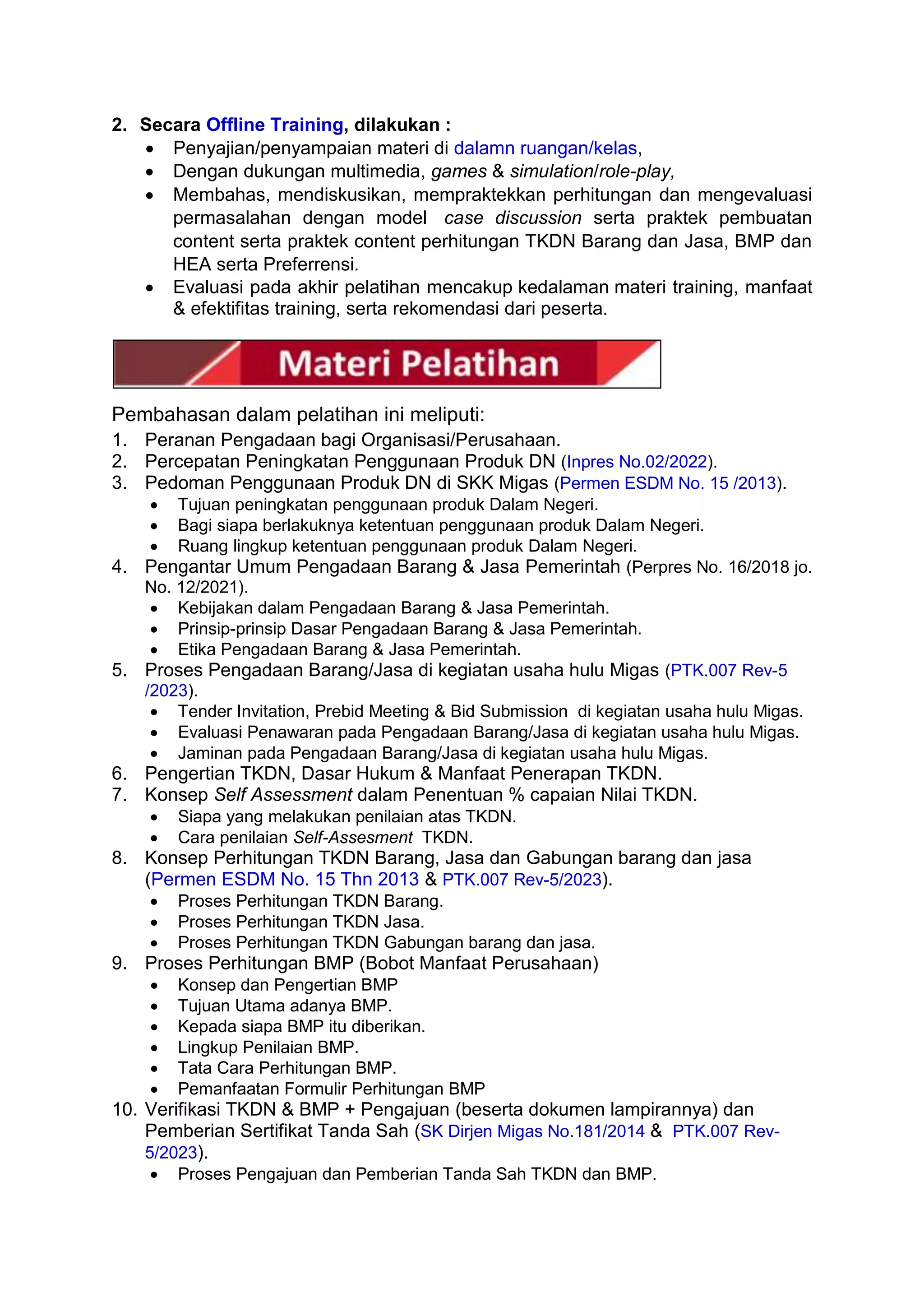 Silabus Pelatihan "PTK 007 Revisi-5 (TERBARU) Tahun 2023 (Proses ...