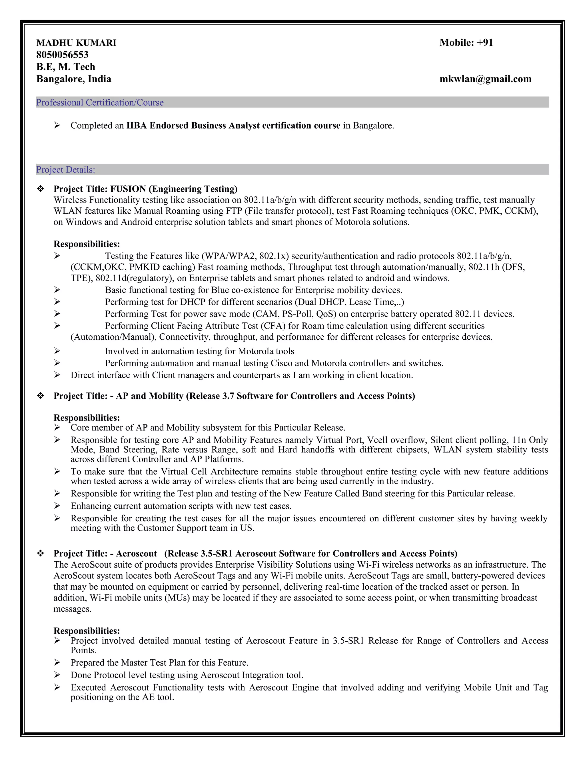 Madhu_Resume | PDF