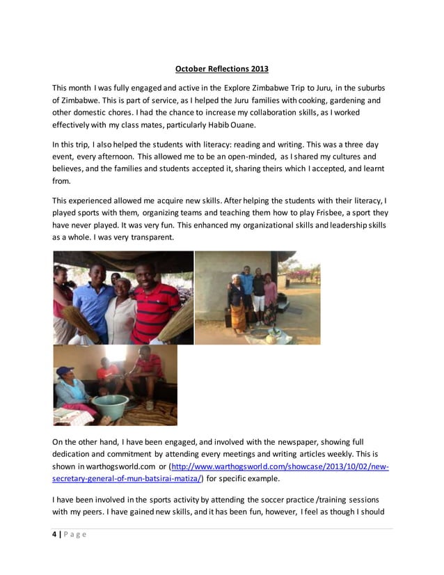 IB CAS Portfolio | PDF