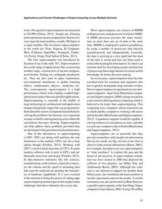 applications-and-current-challenges-of-supercomputing-across-multiple-domains-of-computational ...