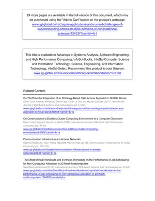 applications-and-current-challenges-of-supercomputing-across-multiple-domains-of-computational ...