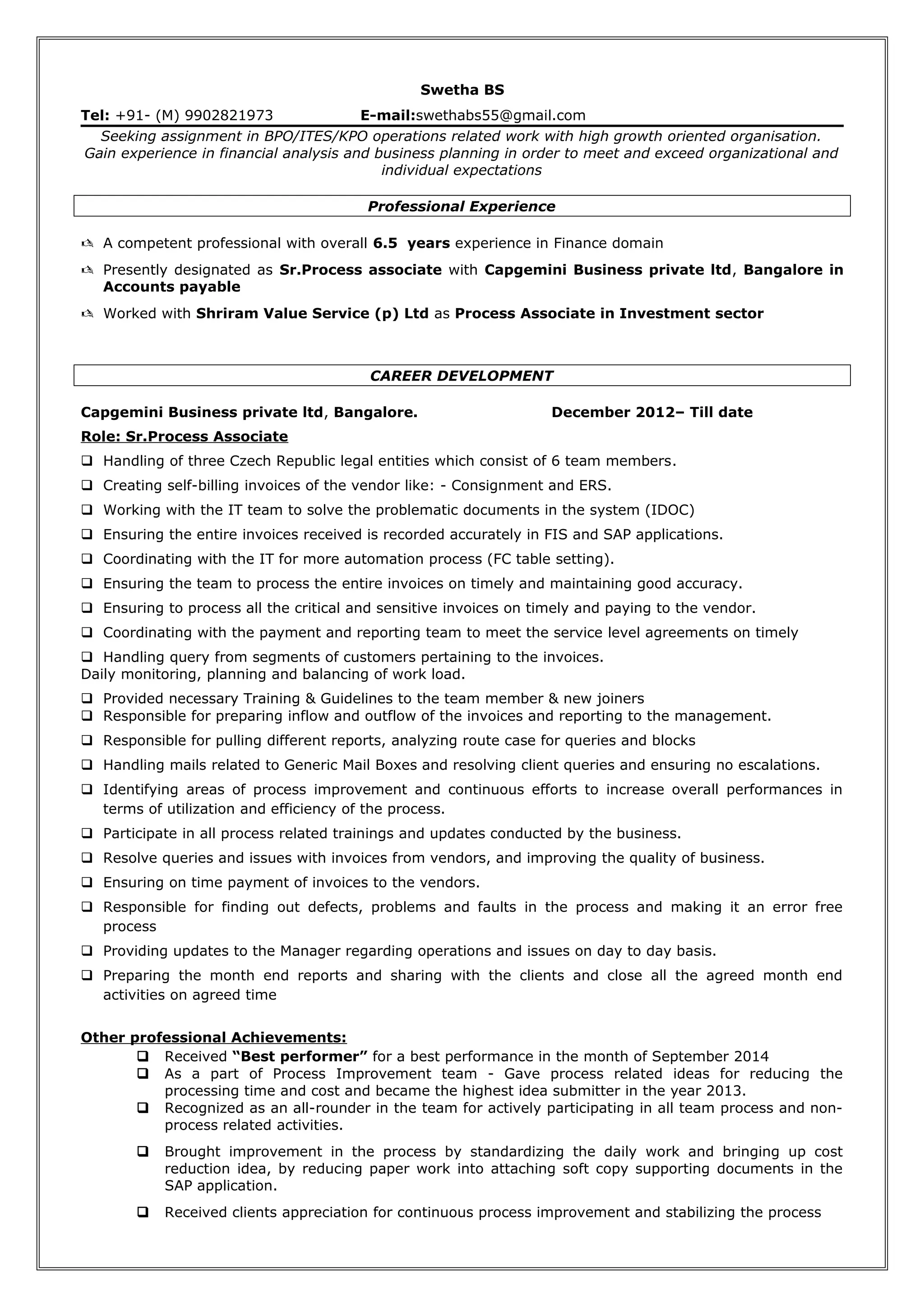 swetha Resume 24.09.2016 new | DOC