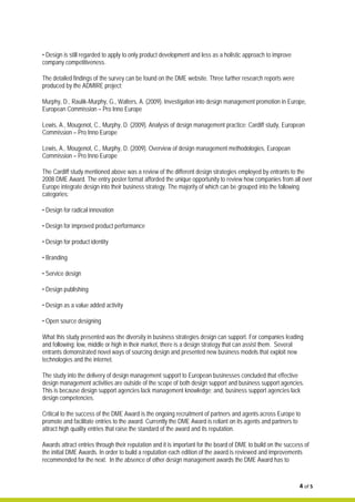 Case Study: The DME Award | PDF | Business Administration | Business