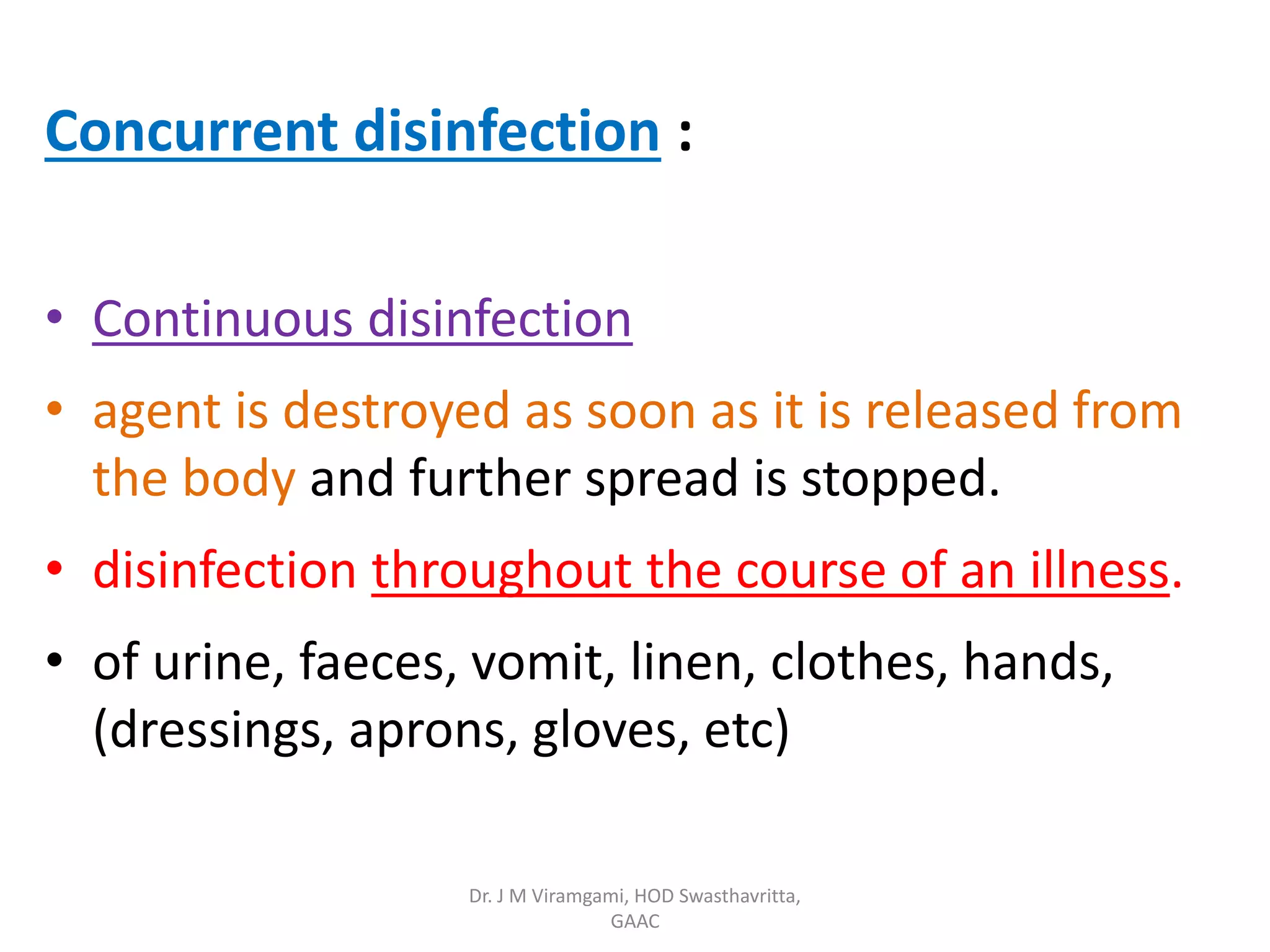 Disinfectants | PPTX