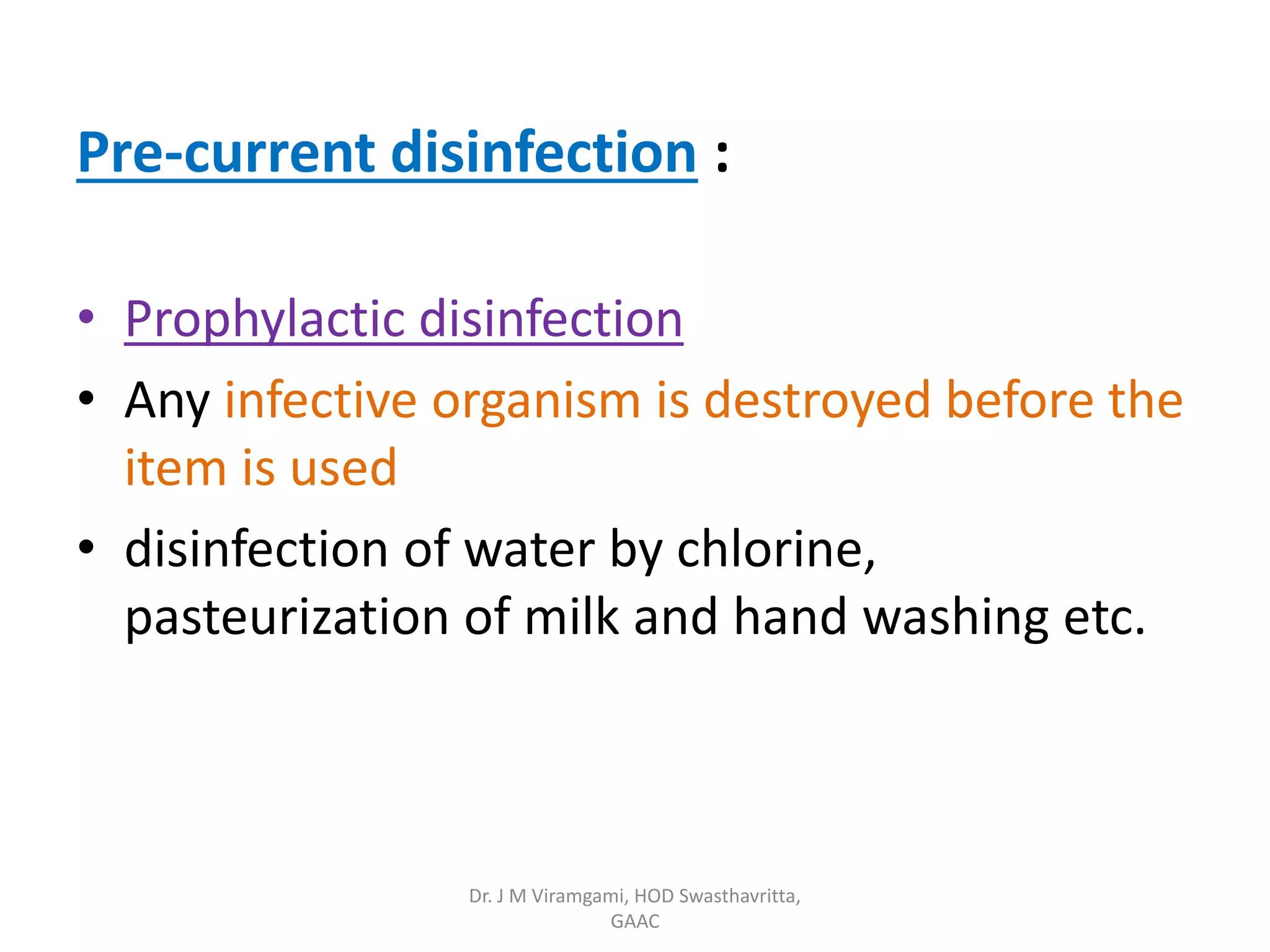 Disinfectants | PPTX