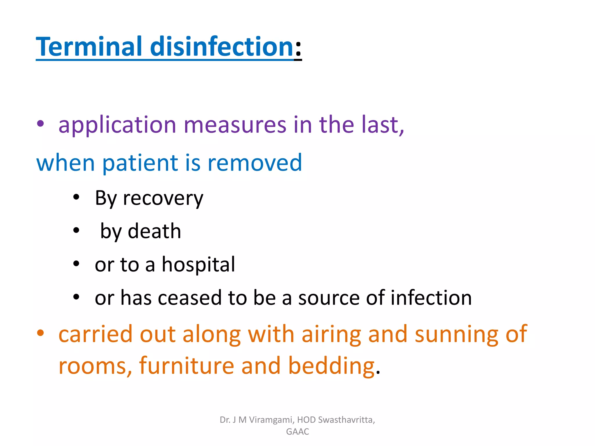 Disinfectants | PPTX