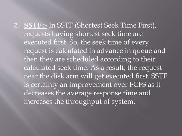 Disk Scheduling Algorithm in Operating System | PPTX | Operating Systems | Computer Software and ...