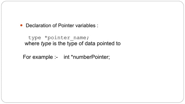 Pointer Basicsconstant Pointers And Pointer To Constant Ppt 