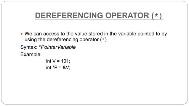 Pointer Basics,Constant Pointers & Pointer to Constant. | PPT Pointer Basics,Constant Pointers & Pointer to Constant. | PPT