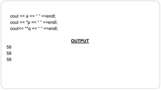 Pointer Basics,Constant Pointers & Pointer to Constant. | PPTX | Programming Languages | Computing