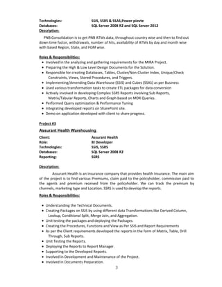 simha msbi resume | PDF