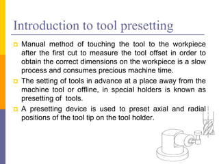 Tool Presetting | PPT
