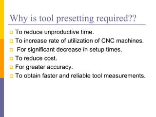 Tool Presetting | PPT