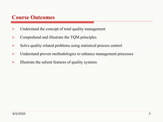16EEE20 Total Quality Management | PDF | Business | Business and Finance
