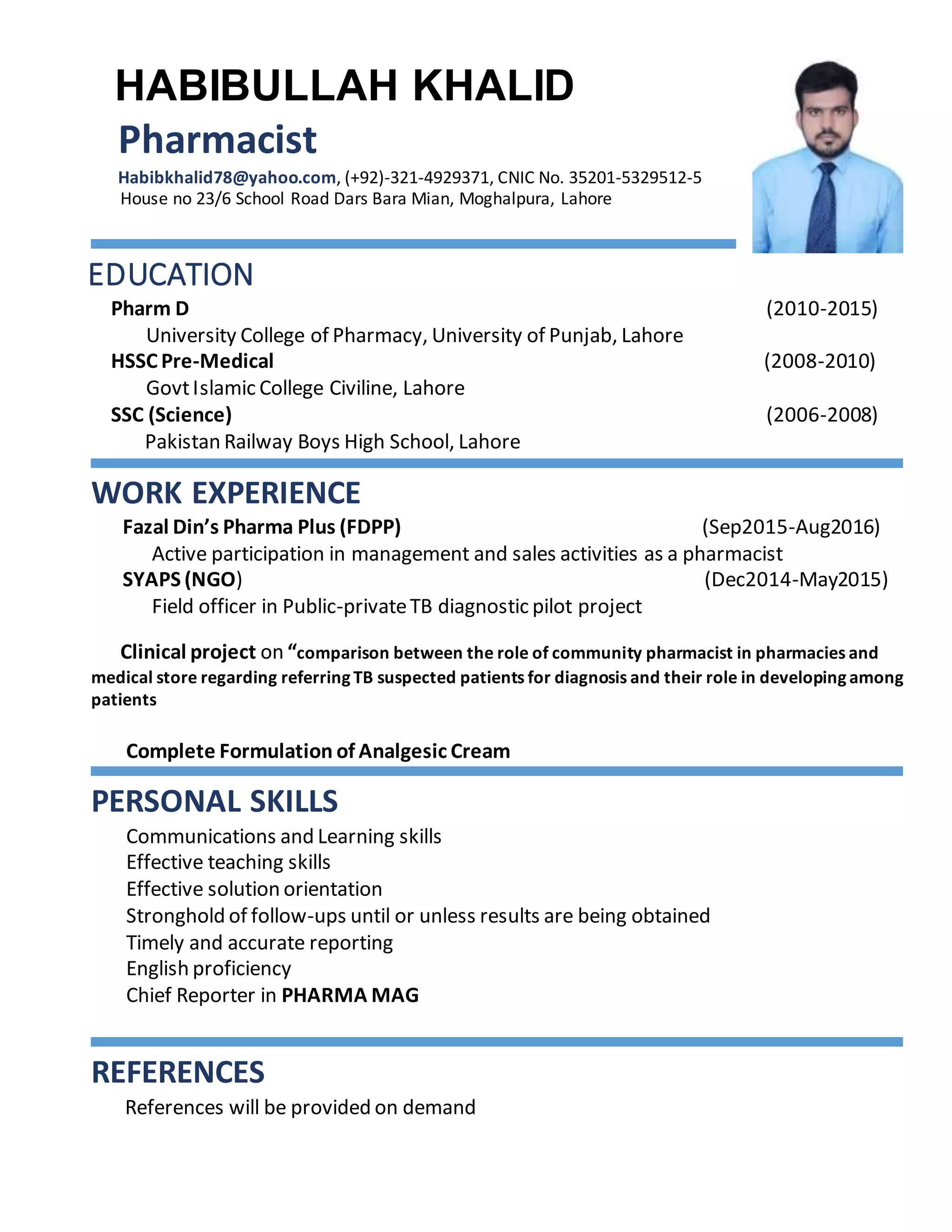 HABIB KHALID CV (2) | DOCX