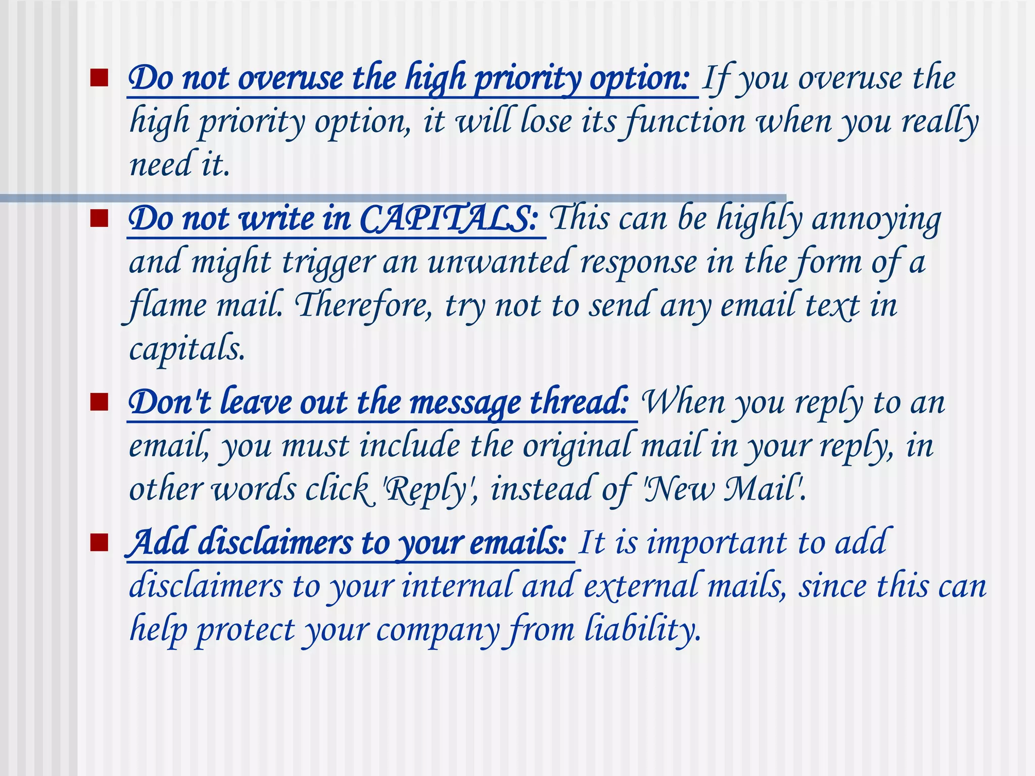 Email etiquette | PPT