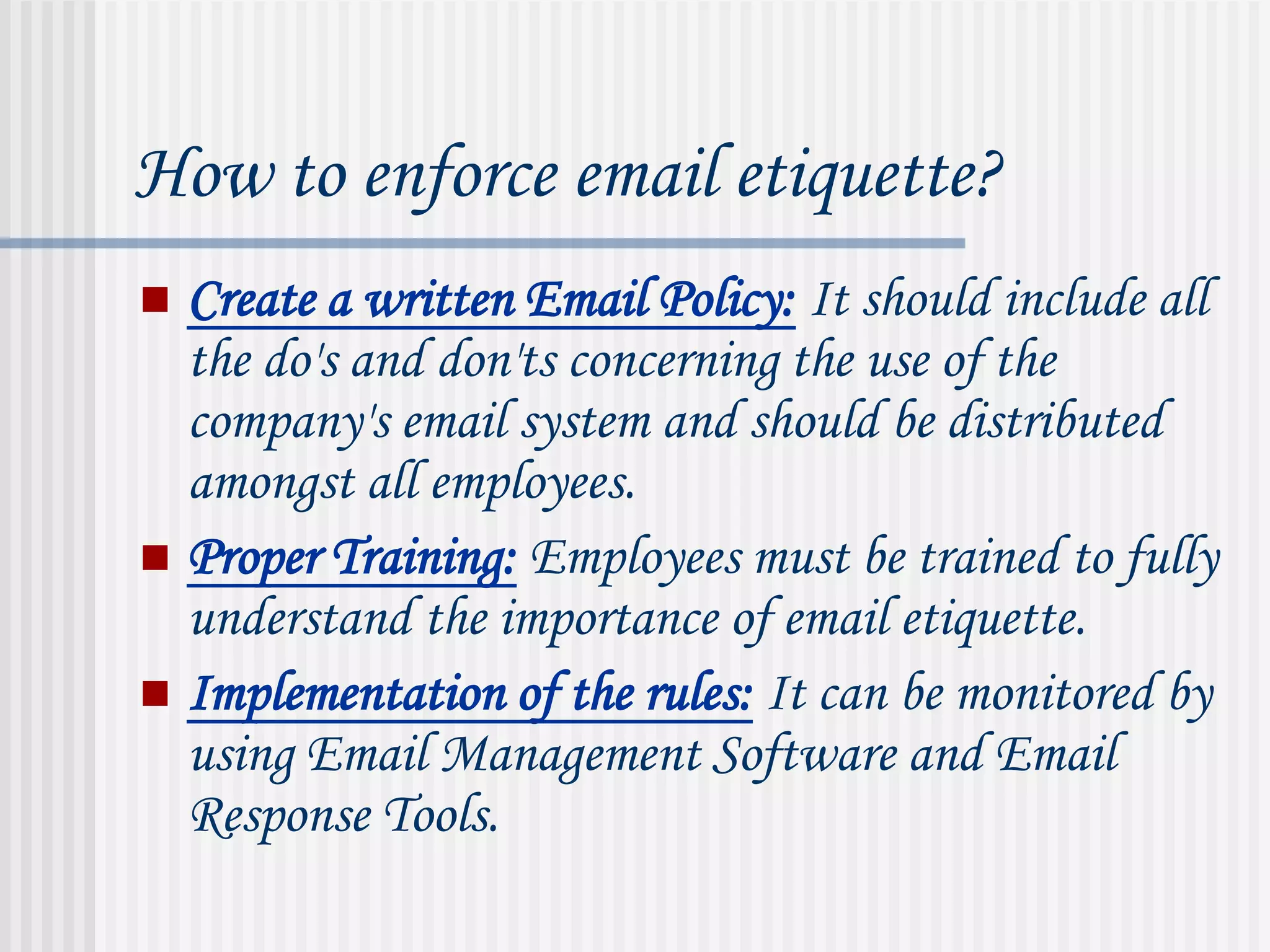 Email etiquette | PPT