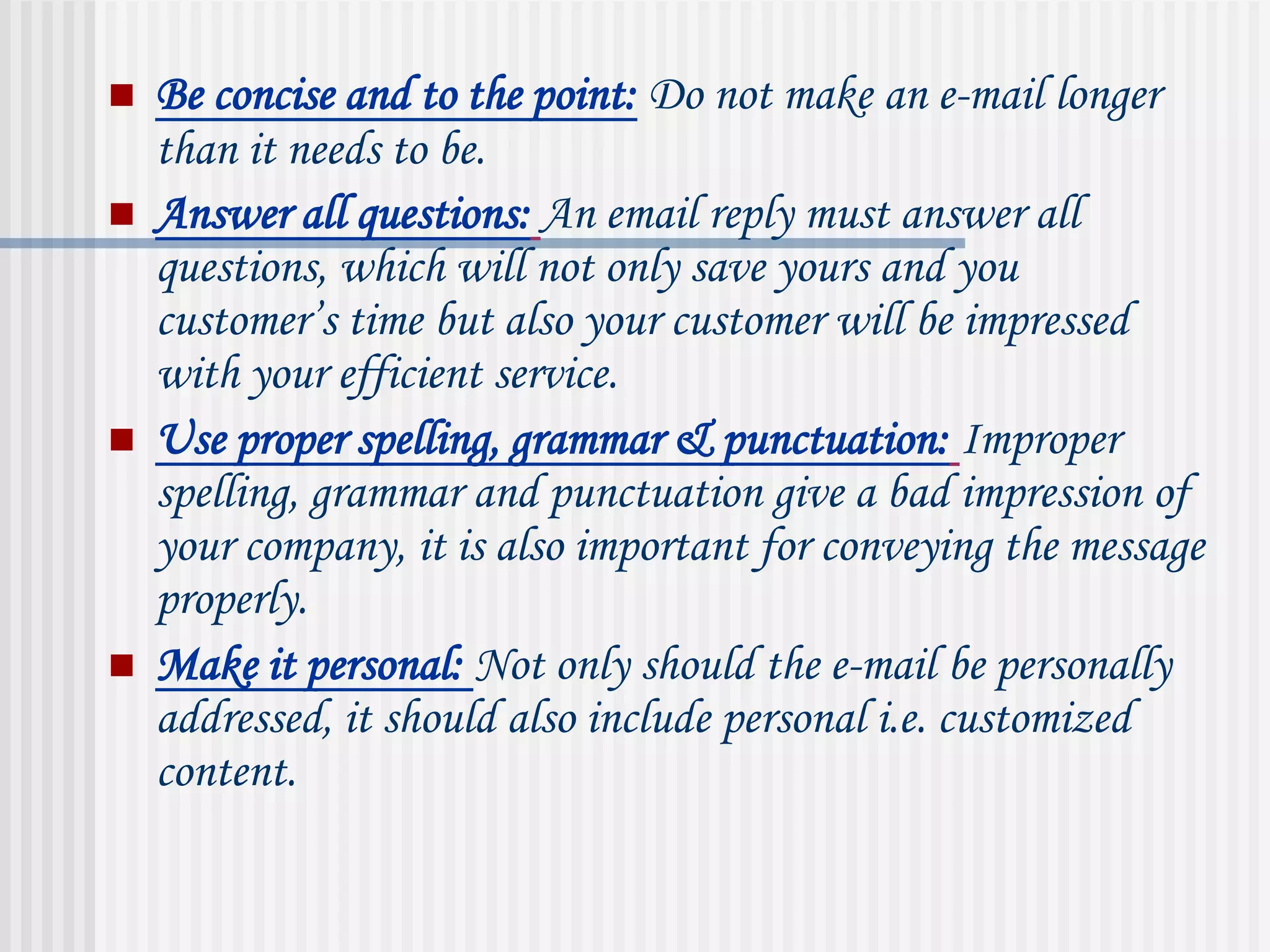 Email etiquette | PPT