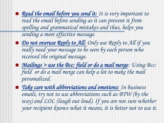 Email etiquette | PPT