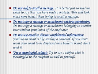 Email etiquette | PPT