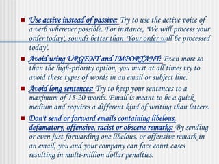 Email etiquette | PPT