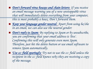 Email etiquette | PPT