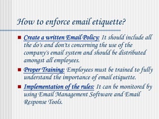 Email etiquette | PPT