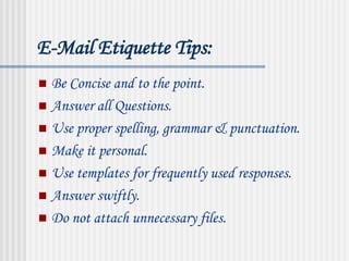 Email etiquette | PPT
