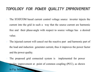 POWER qUALITY ISSUE & GRID CONNECTED WIND SYSTEM | PPTX