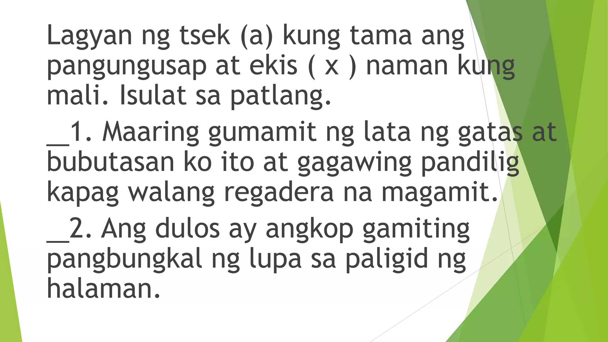 16 EPP-AGRI.Aralin 16-Paraan ng Paggamit ng Kagamitang Paghahalaman.pptx