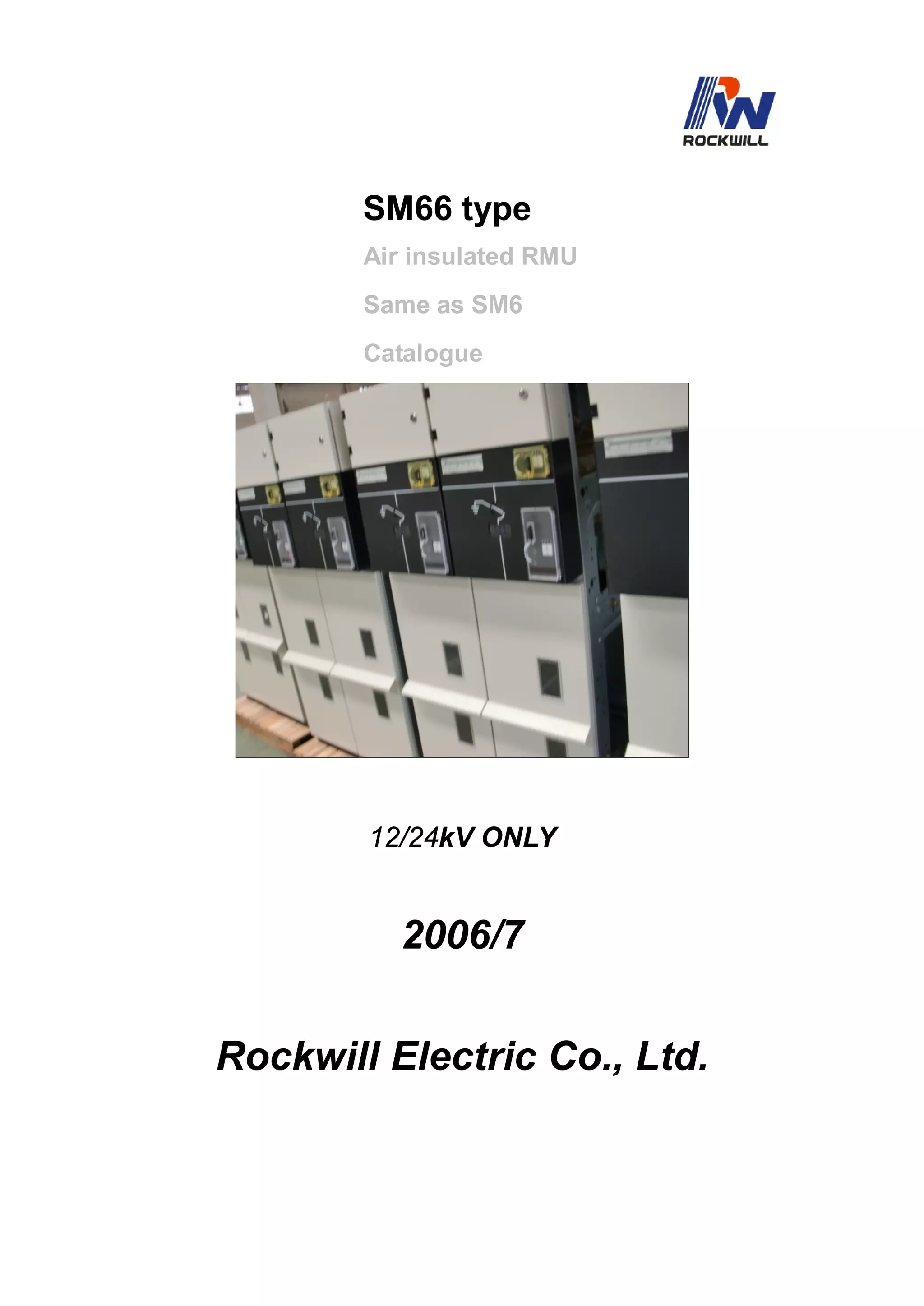 SM66-24RMU Modular Switchgear | PDF