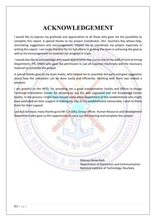 DRDO PROJECT REPORT1 | PDF