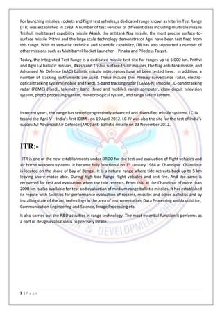 DRDO PROJECT REPORT1 | PDF