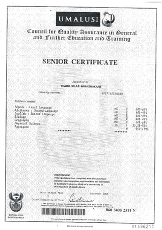 matric | DOCX